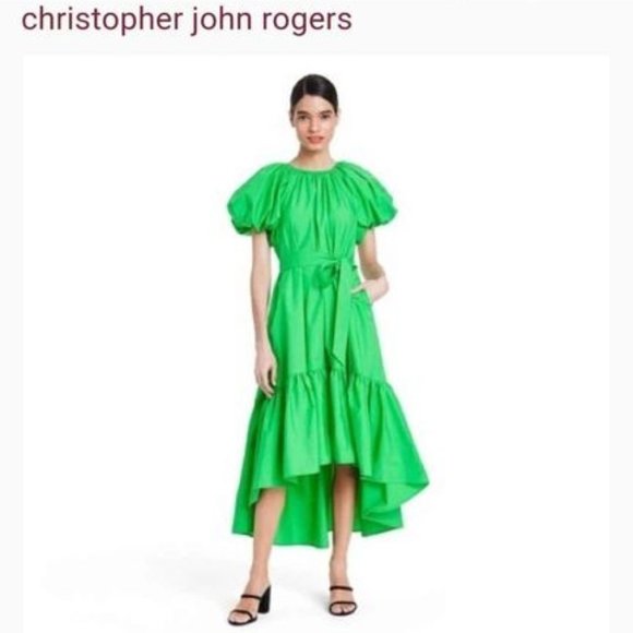 Christopher Rogers | Dresses | Christopher Rogers X Target Green Dress ...